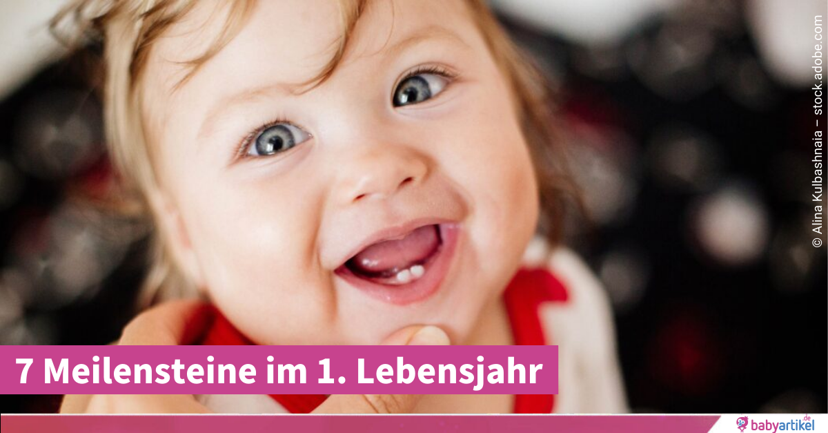 7 Meilensteine: Baby-Entwicklung im 1. Jahr | Babyartikel.de